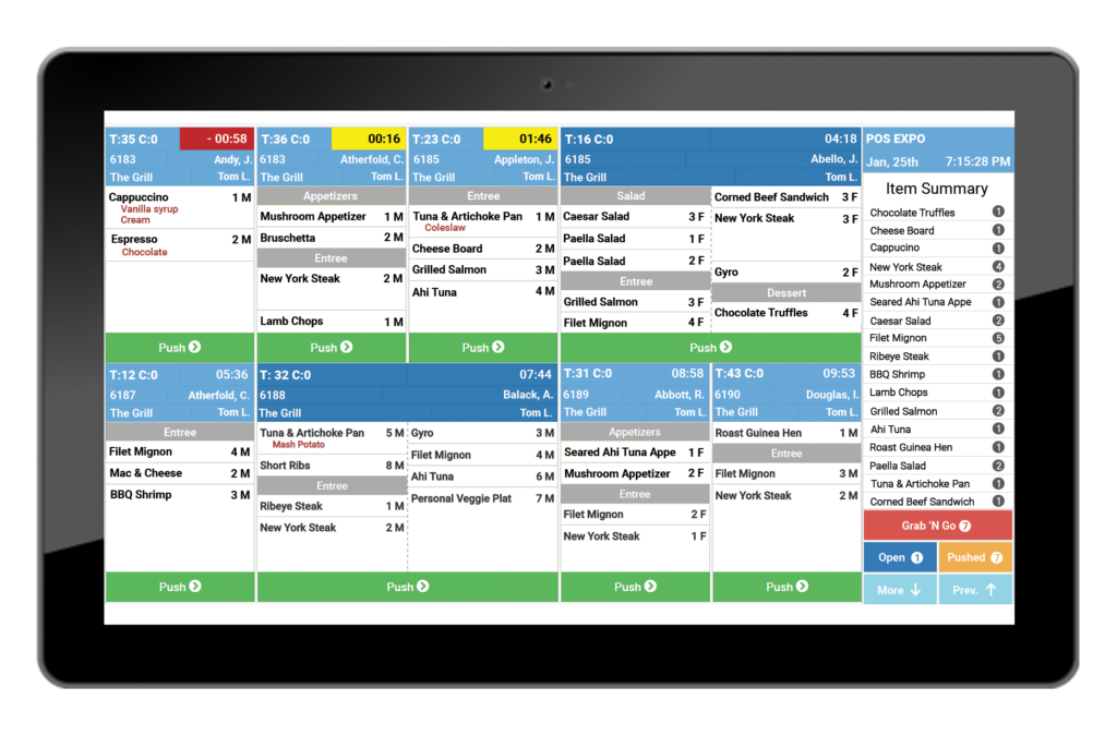 Northstar's Tableside POS and Kitchen Display System - Club + Resort Chef