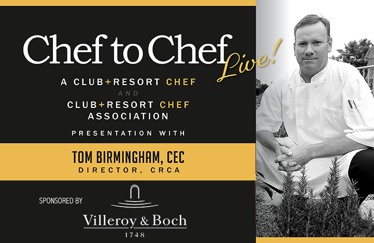 VIDEO: Chef to Chef Live! with Club Chefs Matt Southard, Scott Webster ...