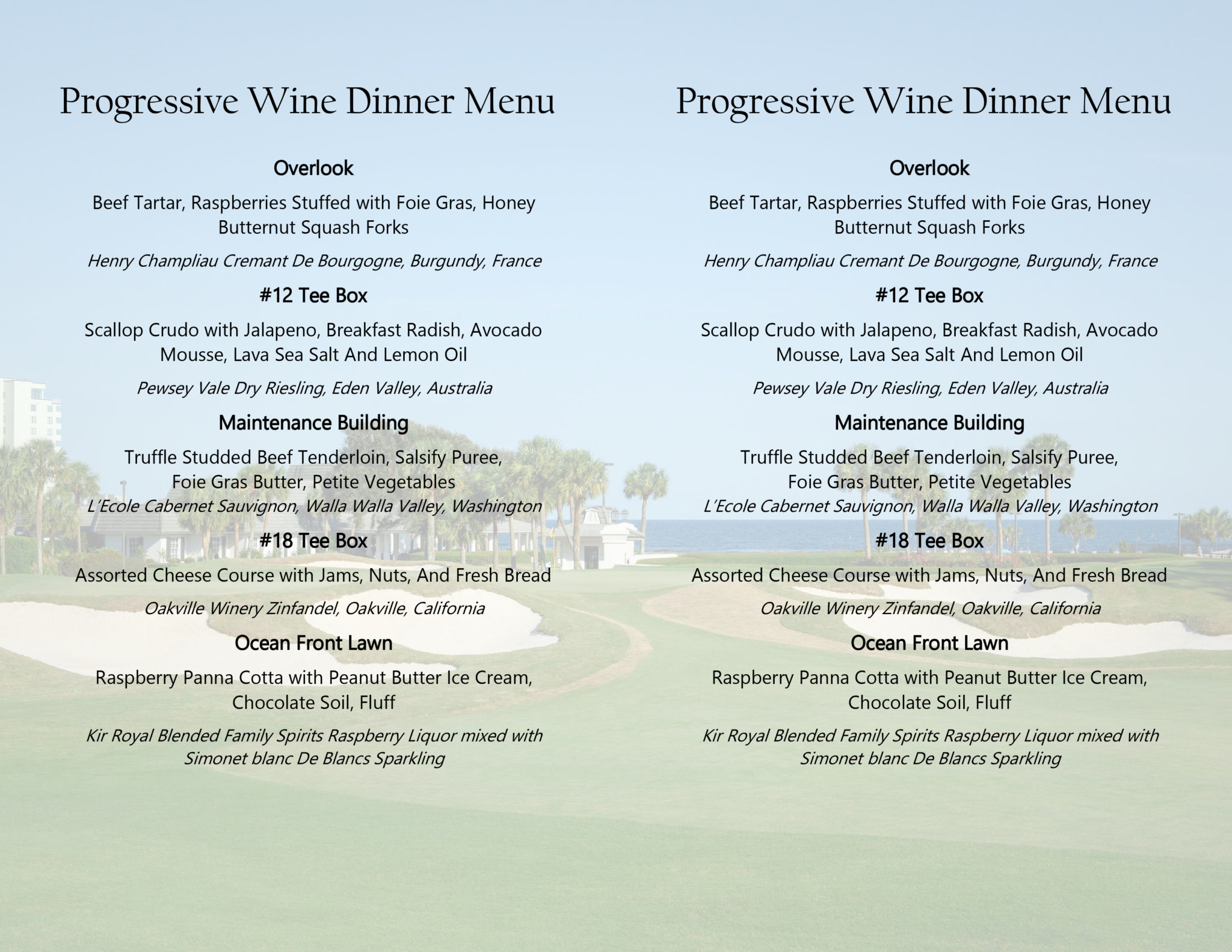 Teamwork Inspired Wine Dinner Success at The Dunes Golf & Beach Club ...