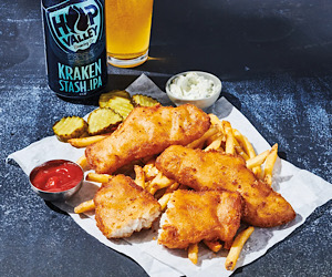 Trident Seafoods: Kraken Stash IPA Beer Battered Fish Fillets - Club ...