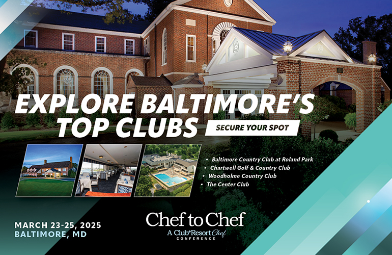 Explore Baltimore's Top Country Clubs at Chef to Chef - Club + Resort Chef